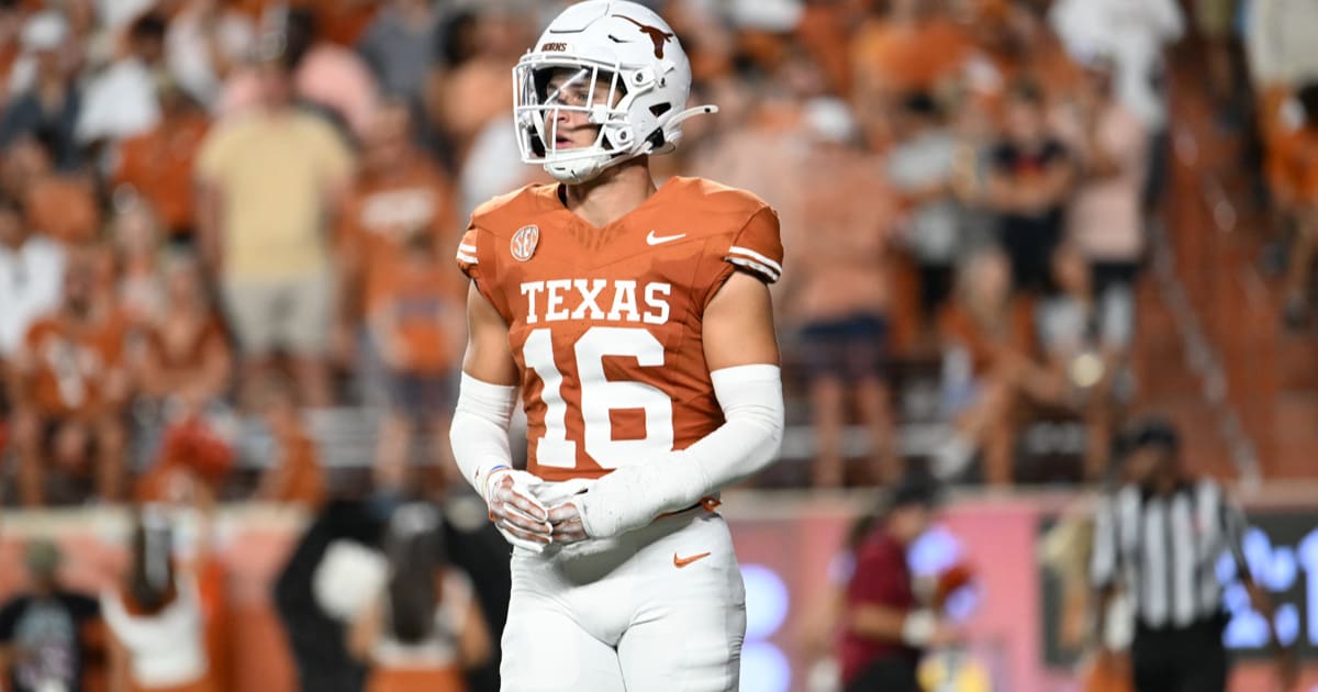 Texas DB Michael Taaffe selected to Jason Witten Collegiate Man of the ...