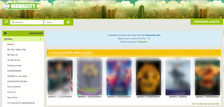 WawaCity : c’est quoi et pourquoi ce site de téléchargement change ...