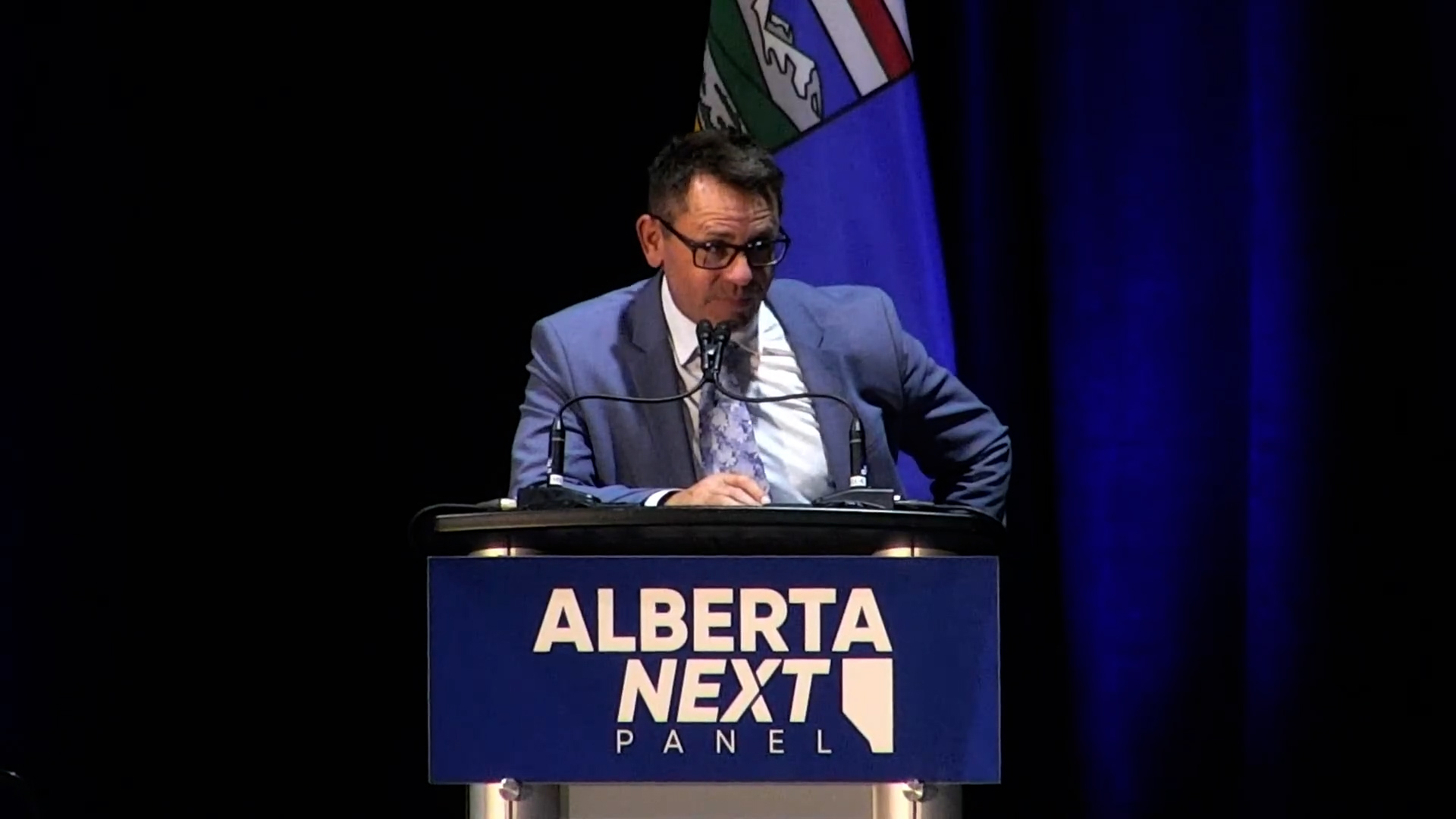 Moderator of Smith's Alberta Next panel apologizes for spanking quip