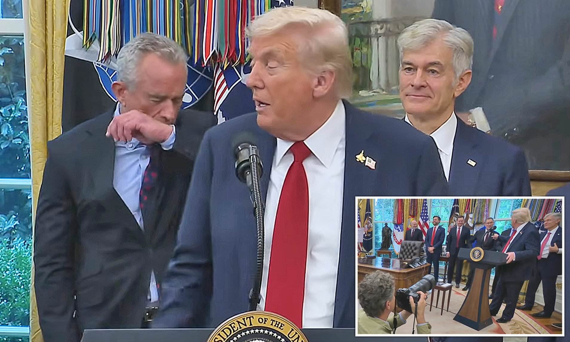 RFK Jr. sneeze catches Trump's lingering Covid fears