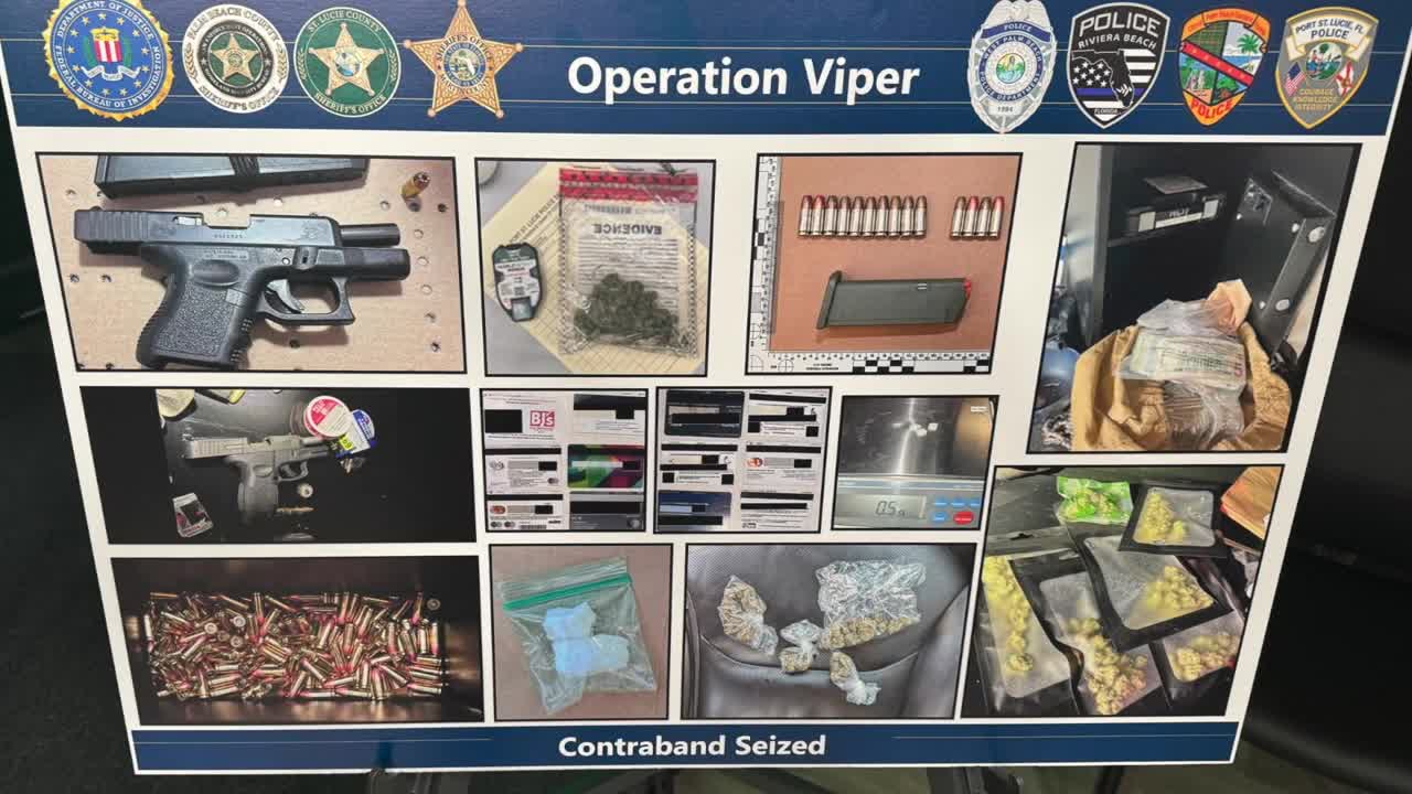 'Operation Viper' nets 48 arrests across 3 Florida counties