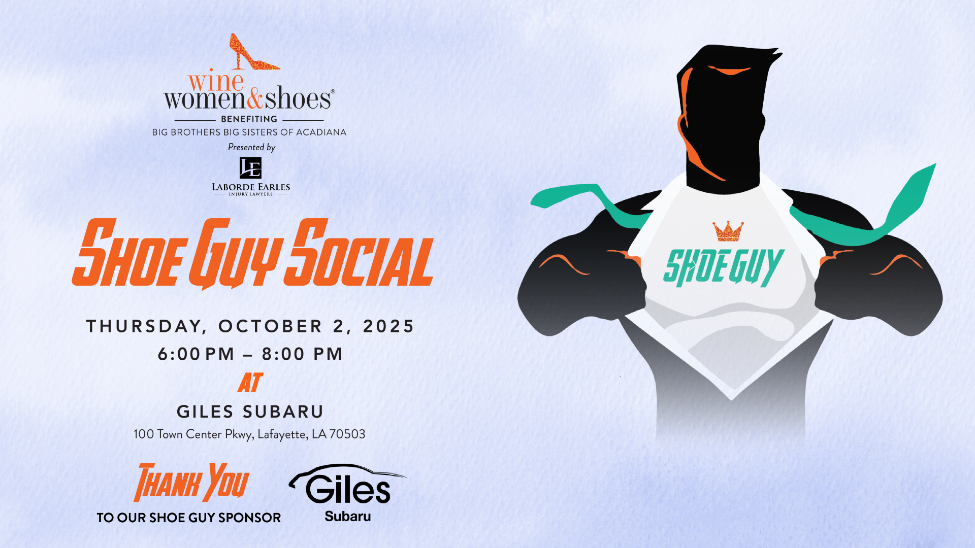 Big Brothers Big Sisters unveils Shoe Guy lineup ahead of Wine Women ...