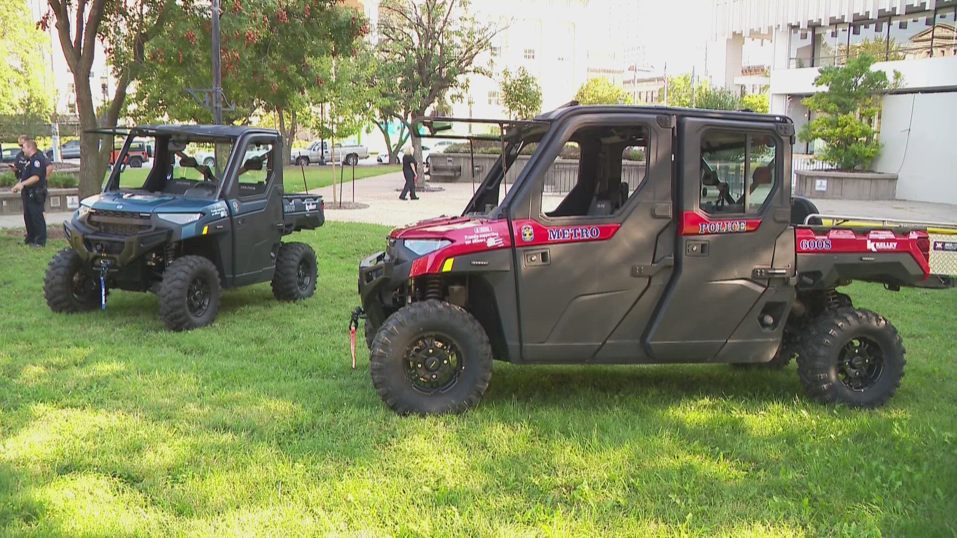 LMPD unveils new high-visibility vehicles for downtown patrols