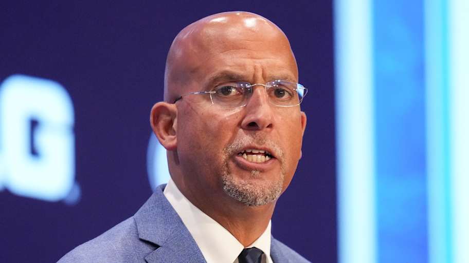Penn State's James Franklin Addresses Overturned Fumble vs. Oregon Ducks