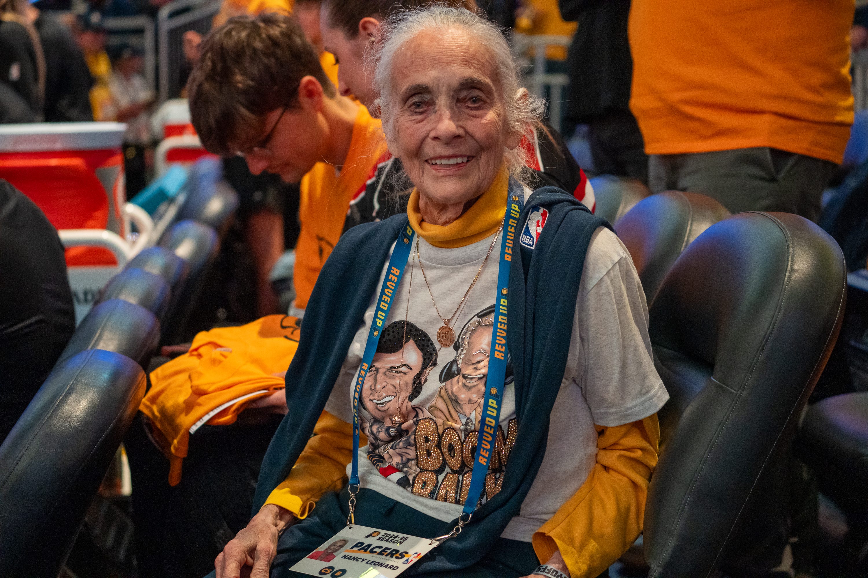 Pacers fans remember franchise matriarch Nancy Leonard with 'moment of ...
