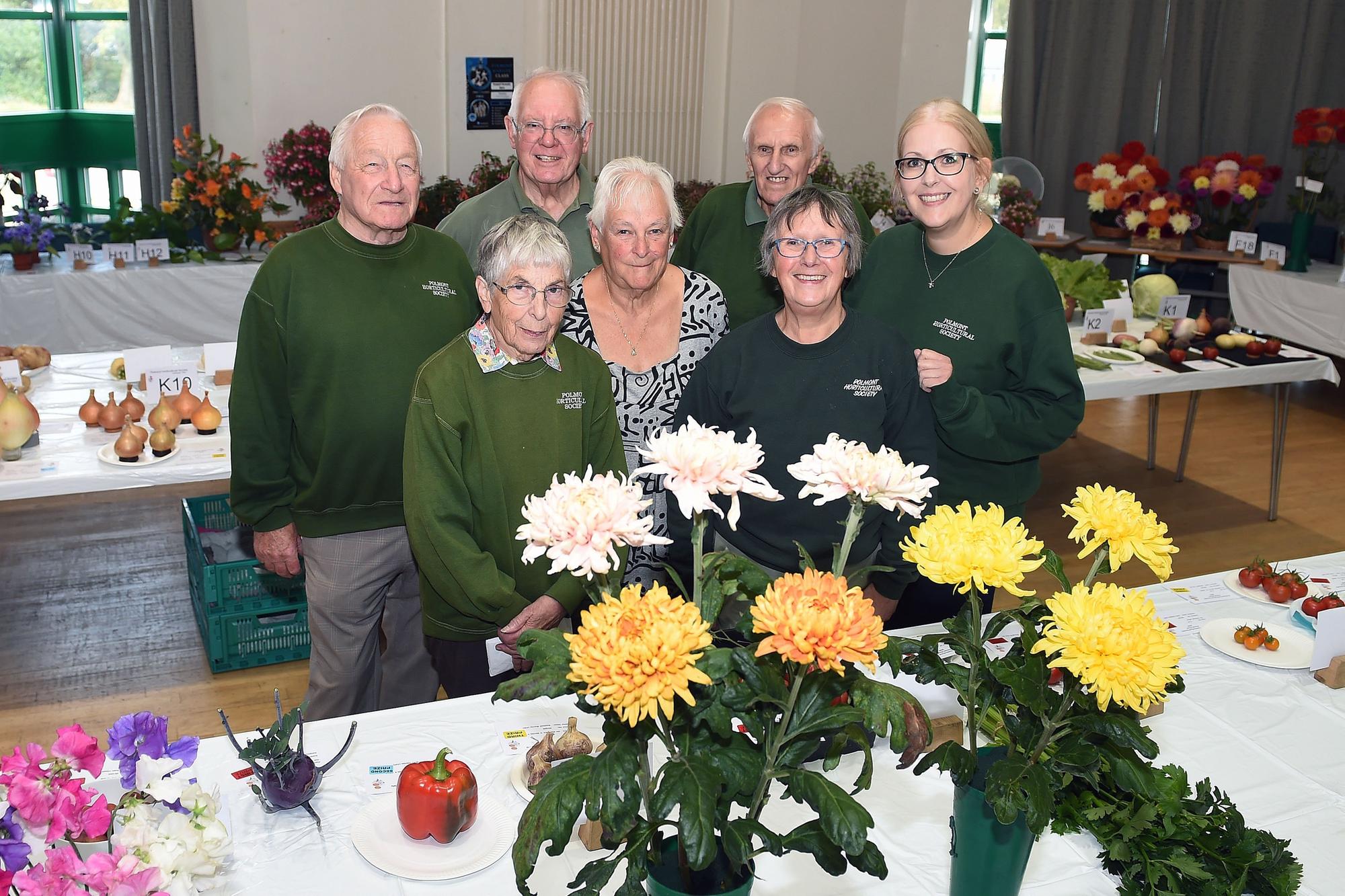 16 photographs from Polmont Horticultural Society's annual show 2025