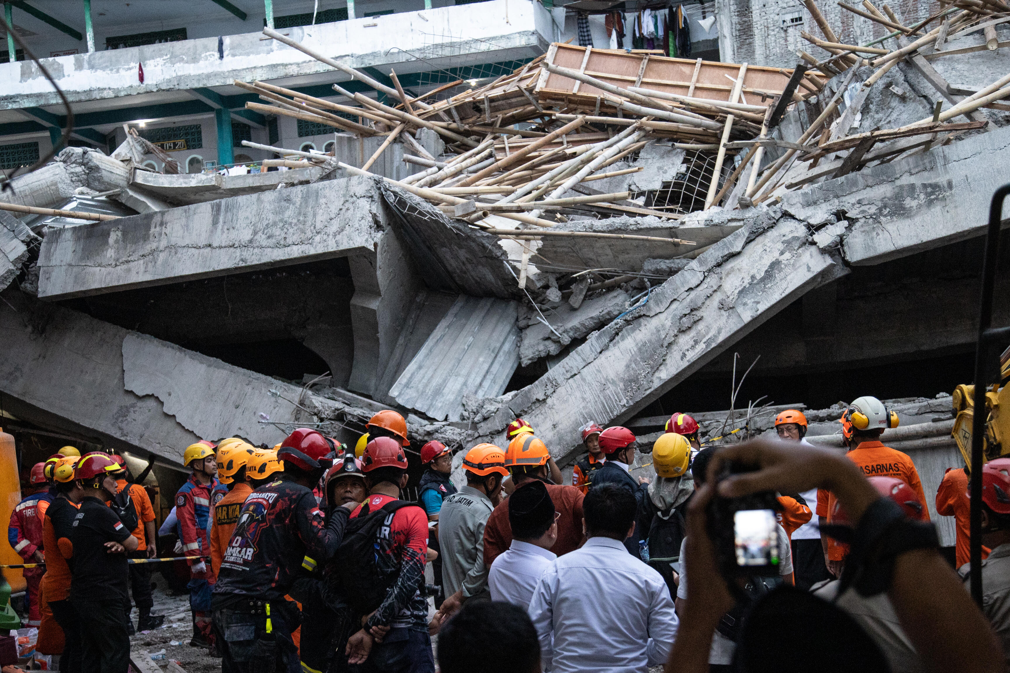 Rescue Operation Underway As Boarding School Collapse Leaves Dozens Trapped