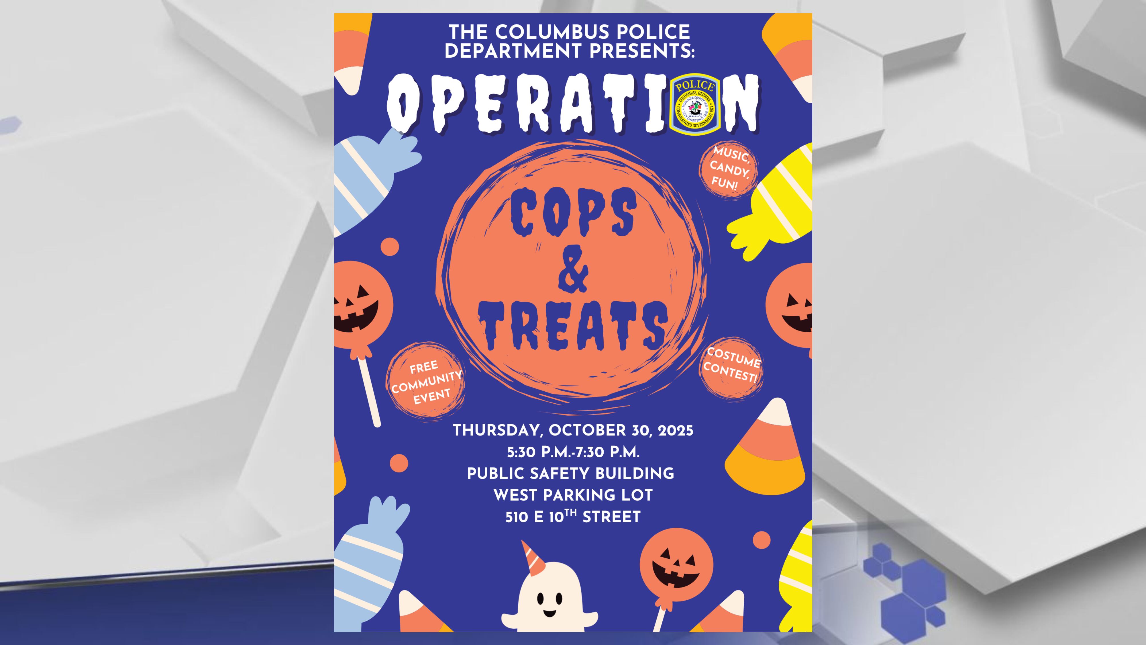 Operation Cops & Treats returns to Columbus this Halloween