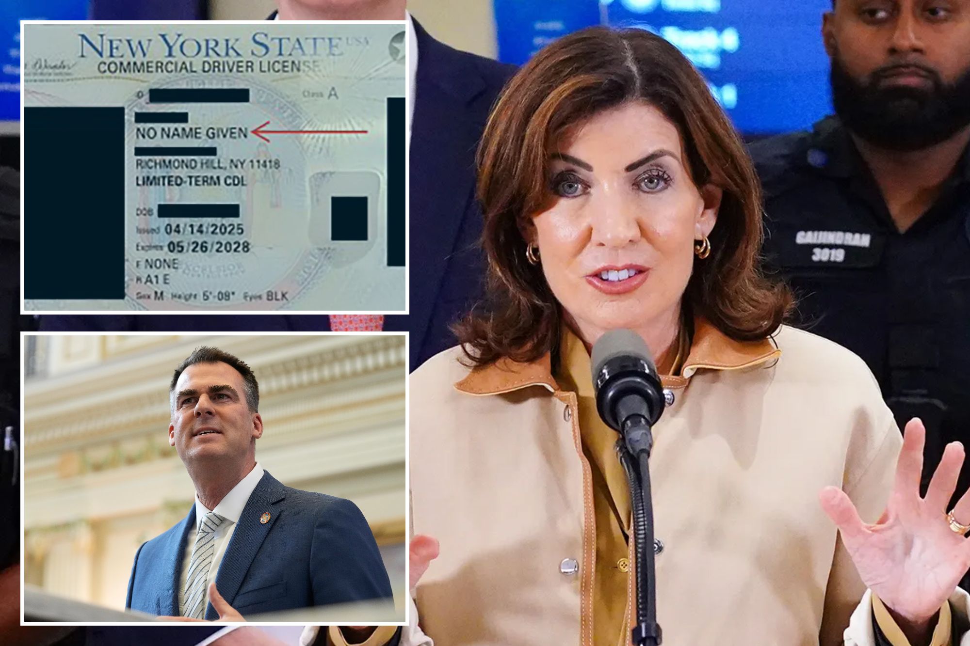New York issued driver’s license to migrant — but didn’t require first name