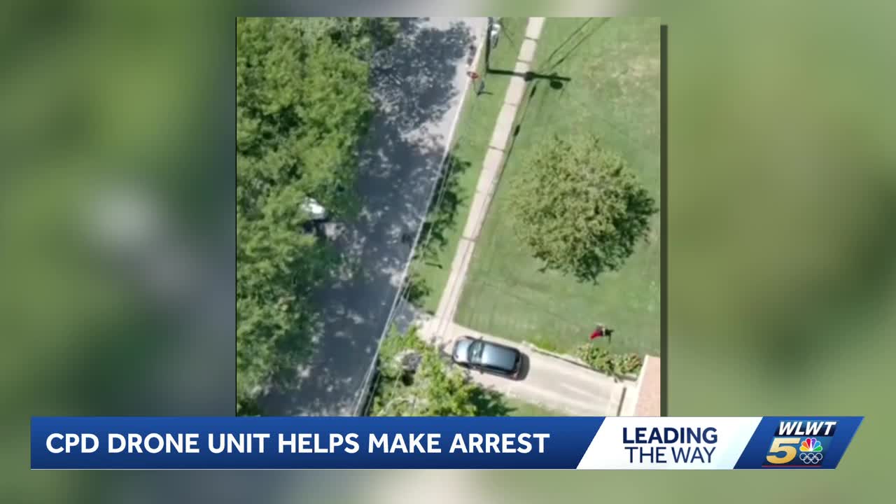 Cincinnati police share video showing drone assisting arrest of felony ...