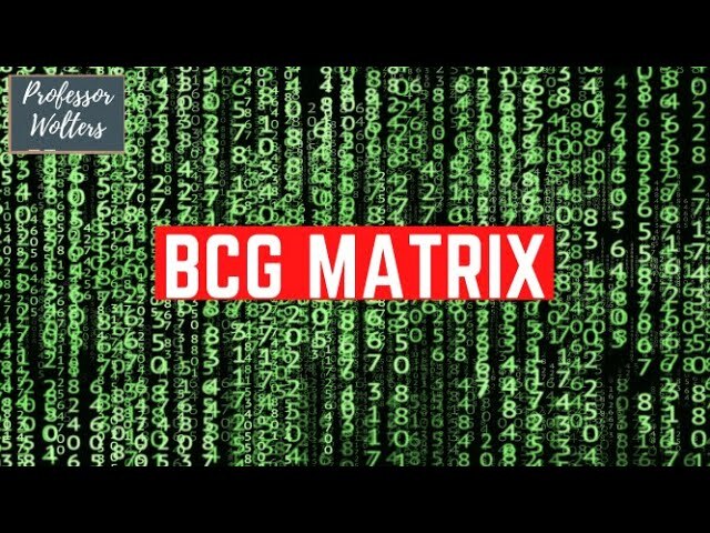 The Boston Consulting Group BCG Matrix Explained