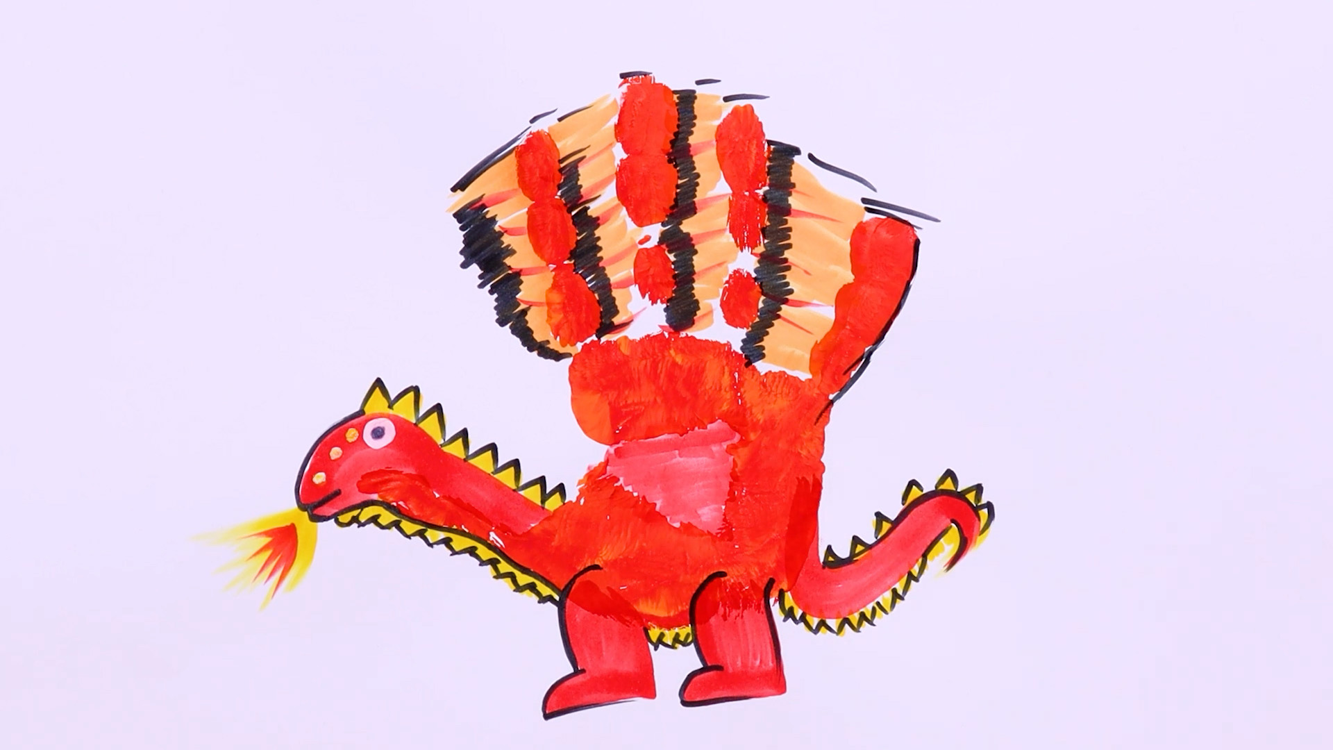 Cool Hand and Foot Print Art