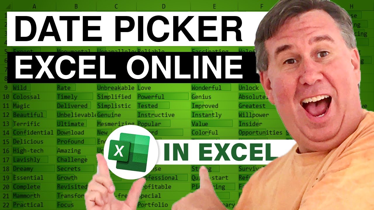 Excel Online Hidden Date Picker Feature Explained