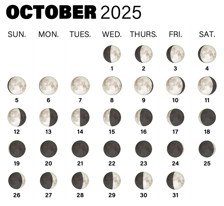 2025 Full Moon calendar: When to see the Full Moon and phases
