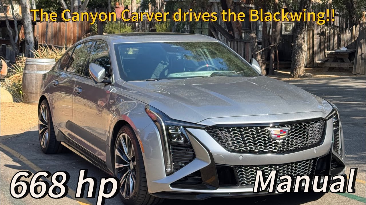 The Canyon Carver Takes the 2025 Cadillac CT5-V Blackwing for a Drive!