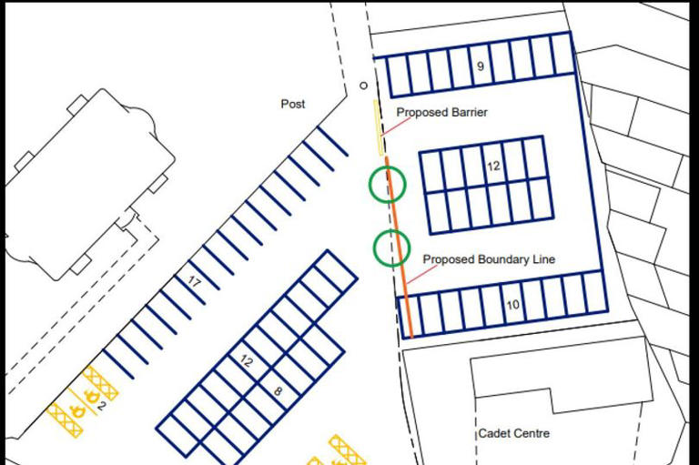 New map shows plan to gate-off part of 'trouble hit' Nuneaton car park
