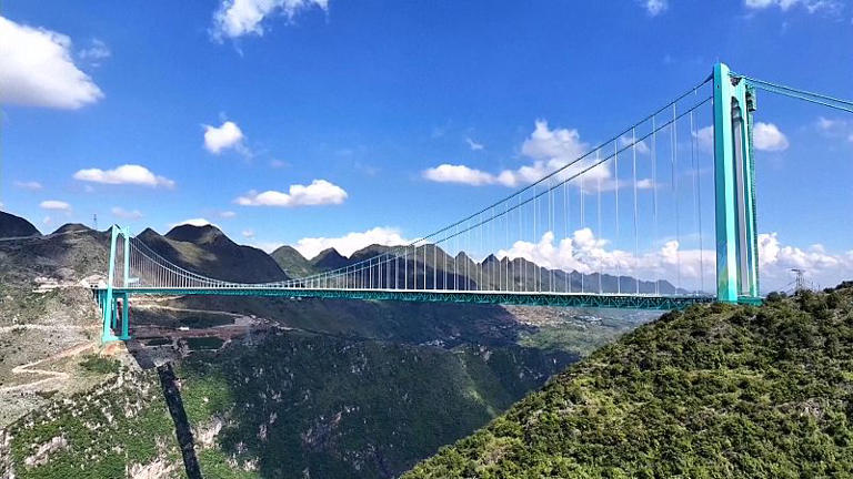 Watch: World’s tallest bridge opens in China. It's nearly 9 times ...