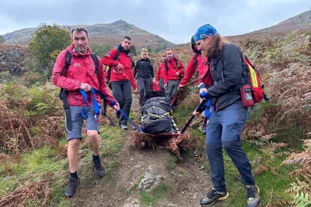 Ultra runner injured while descending from Sticks Pass