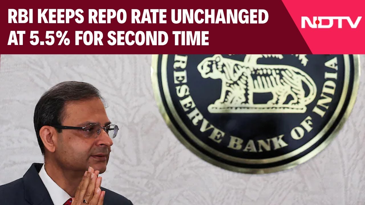 RBI News | RBI Keeps Repo Rate Unchanged At 5.5% For Second Consecutive ...