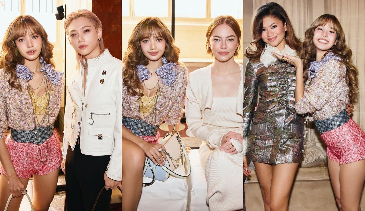 Blackpink's Lisa snaps pics with Zendaya, Emma Stone, Stray Kids' Felix ...