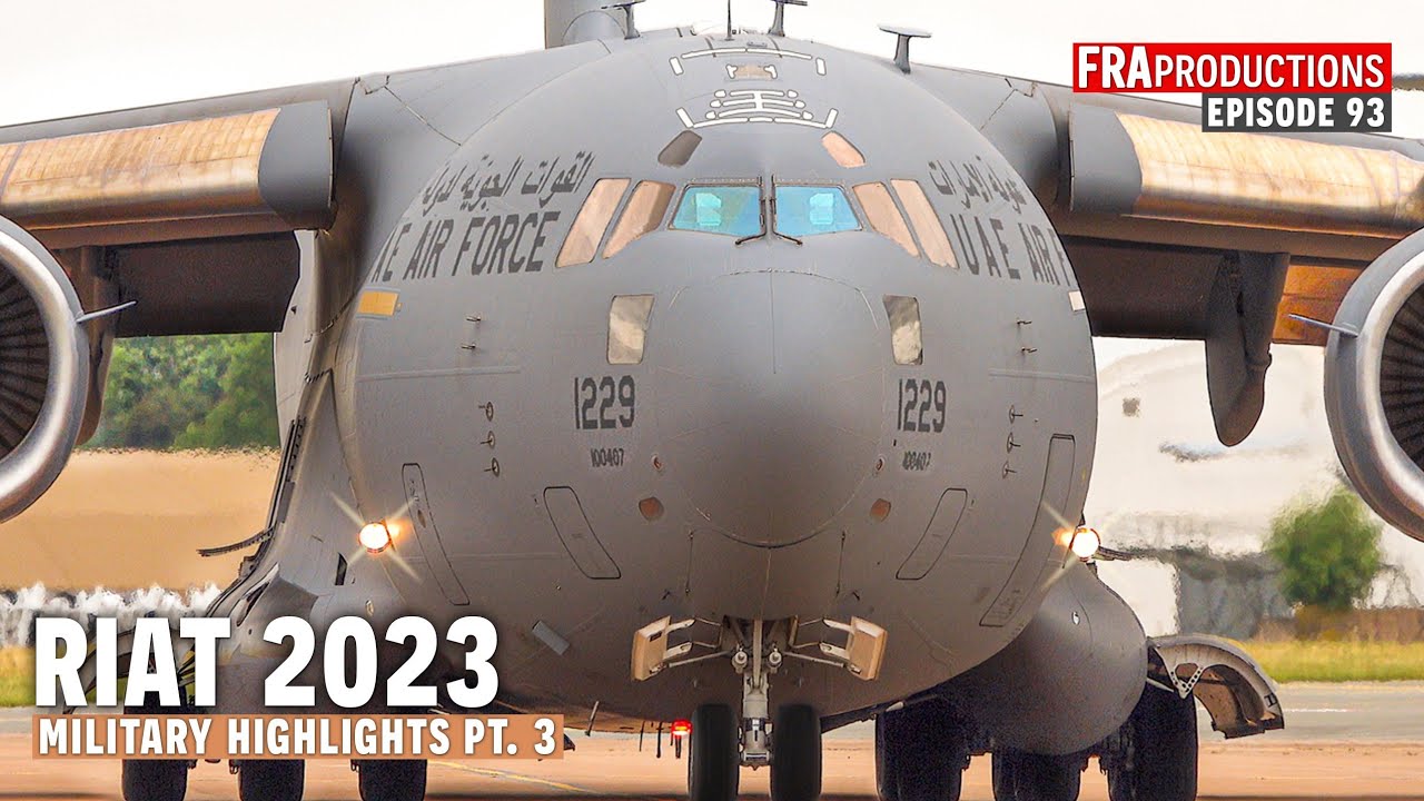 Historic legends and modern giants share the sky at RIAT