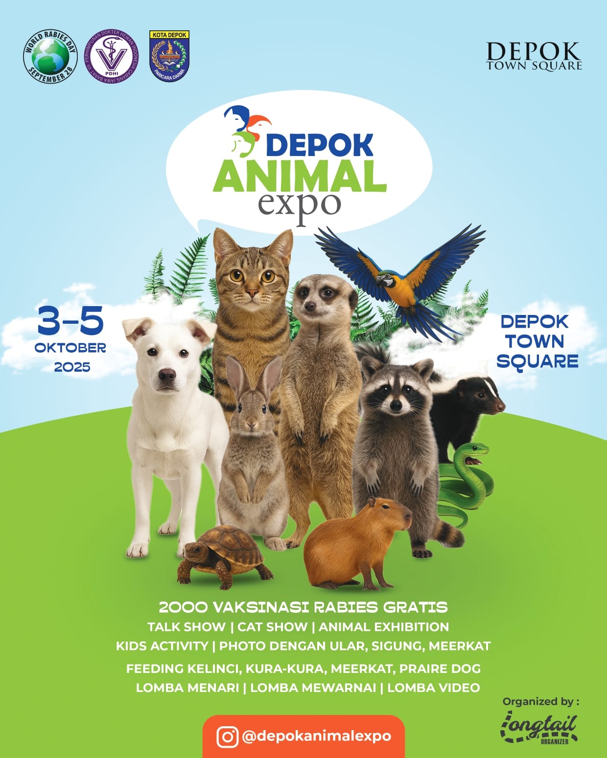 Depok Animal Expo 2025 Siap Digelar di Detos, Ada Fun Cat Show hingga ...