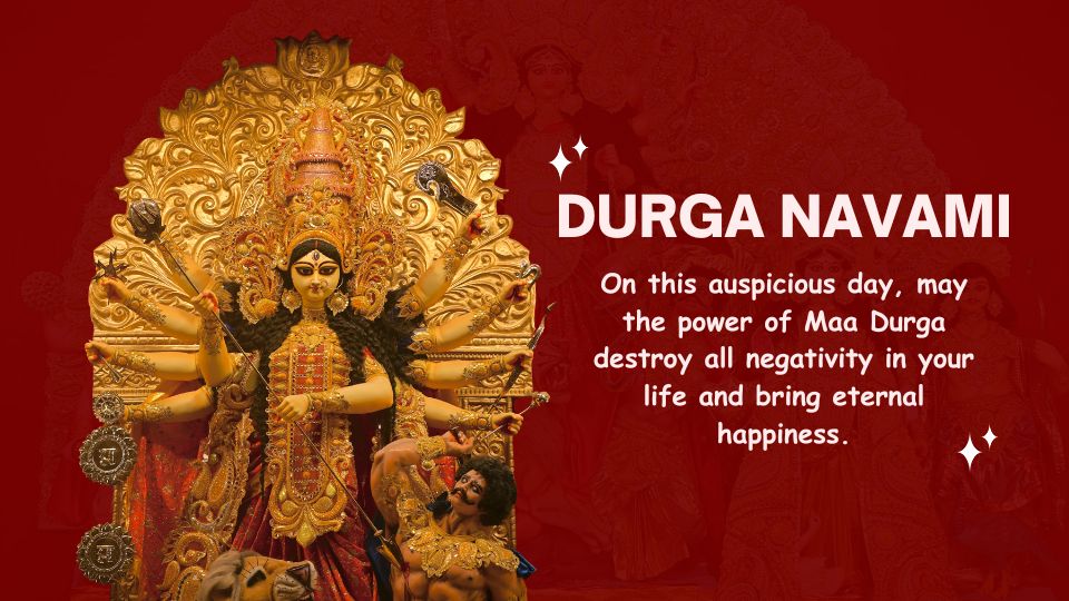 Maha Navami 2025 wishes : 50+ messages, images, WhatsApp and Facebook ...