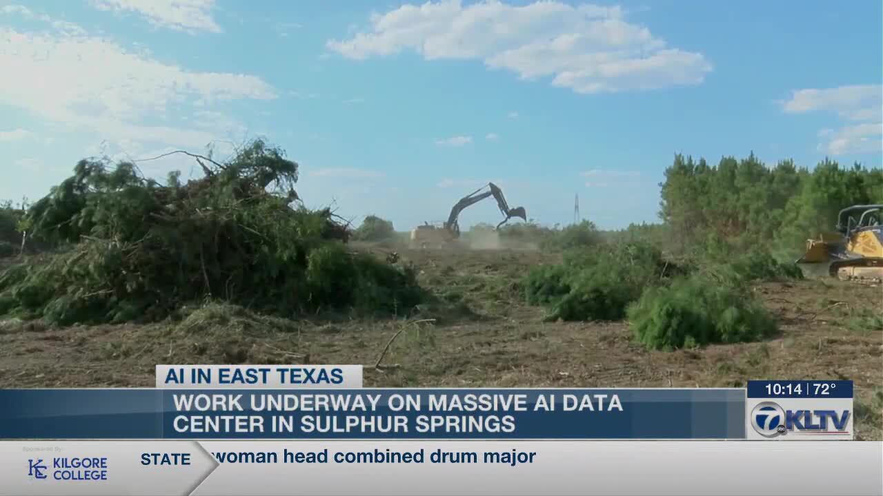 Work underway on massive AI data center in Sulphur Springs