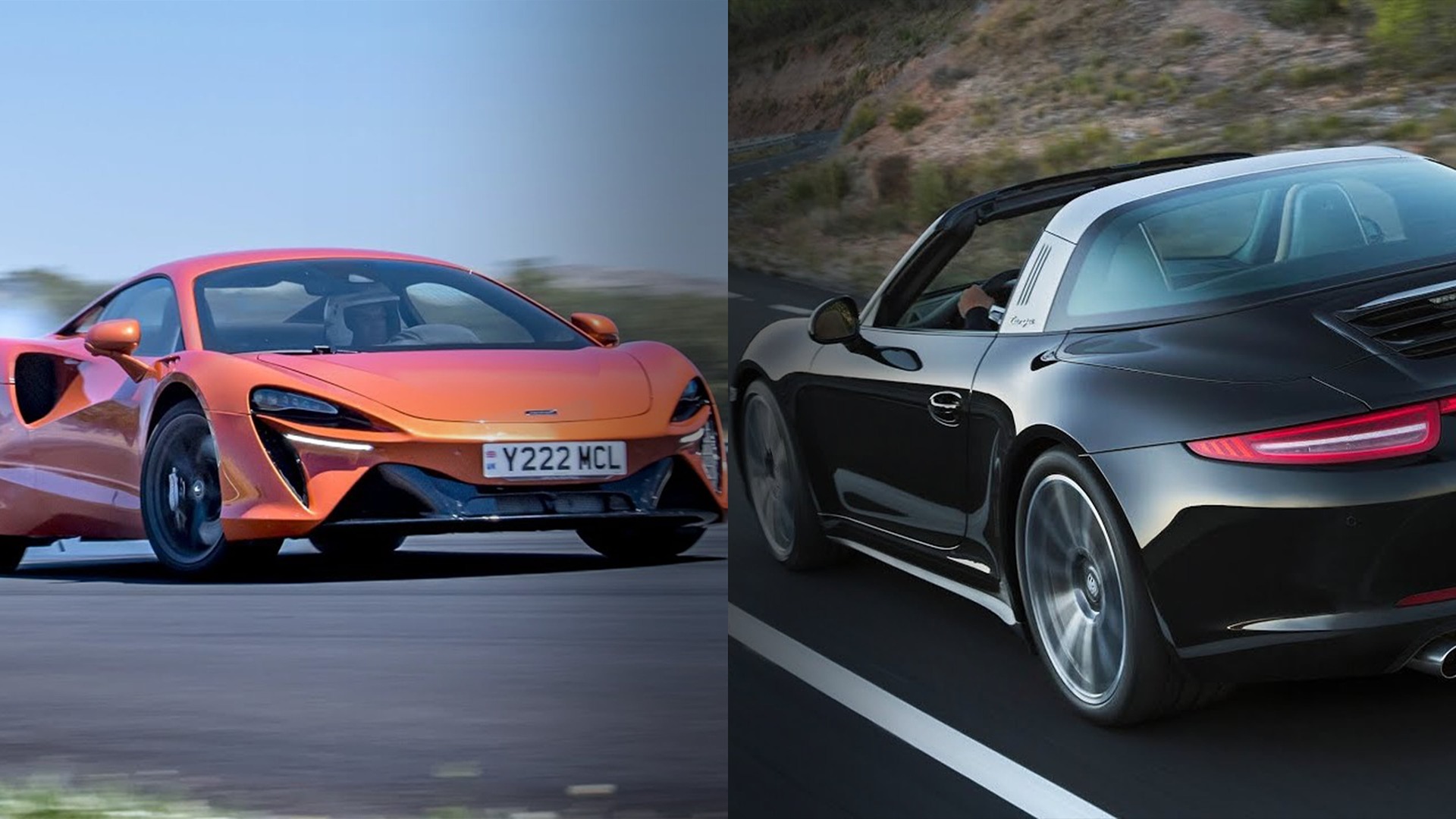 McLaren Artura vs Porsche 911 Targa 4S