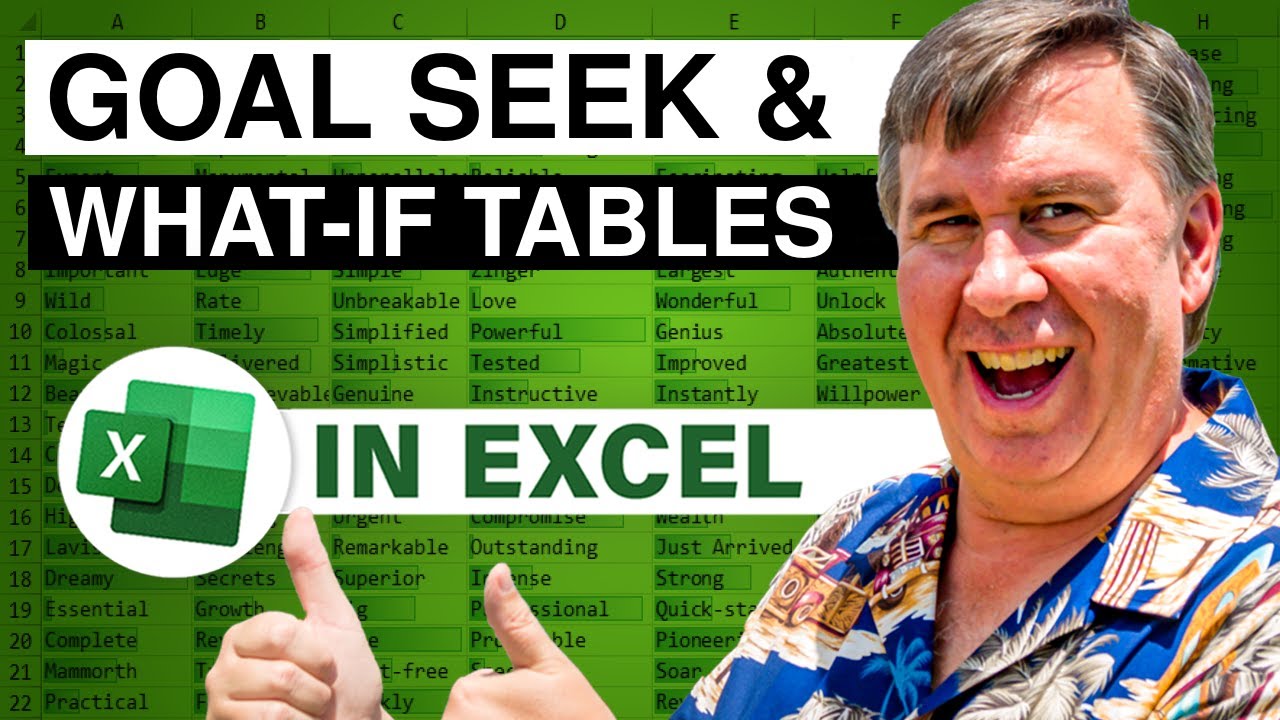 Master Excel Goal Seek and Data Tables for Smarter Analysis