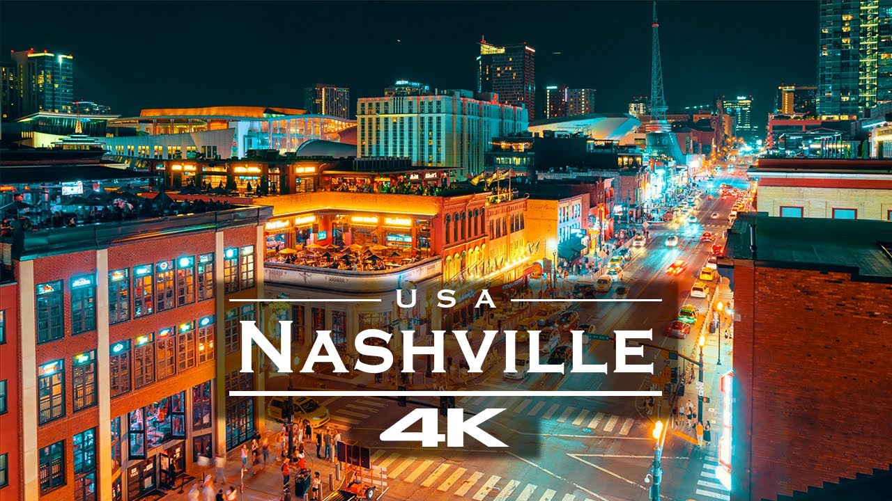 Nashville, Tennessee in 4K | Breathtaking Drone Views of Music City