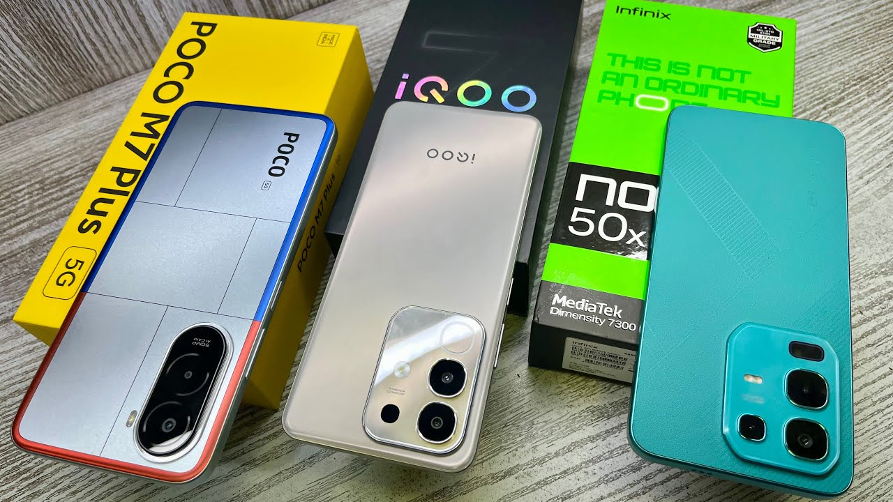Poco M7 Plus 5G vs Infinix Note 50X 5G vs iQOO Z10x 5G: गेमिंग और कैमरा ...