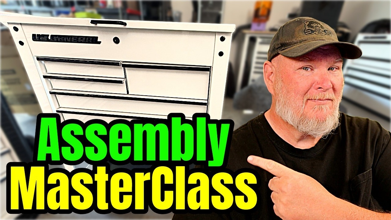 Harbor Freight 5 Drawer Tool Cart Assembly Made Easy