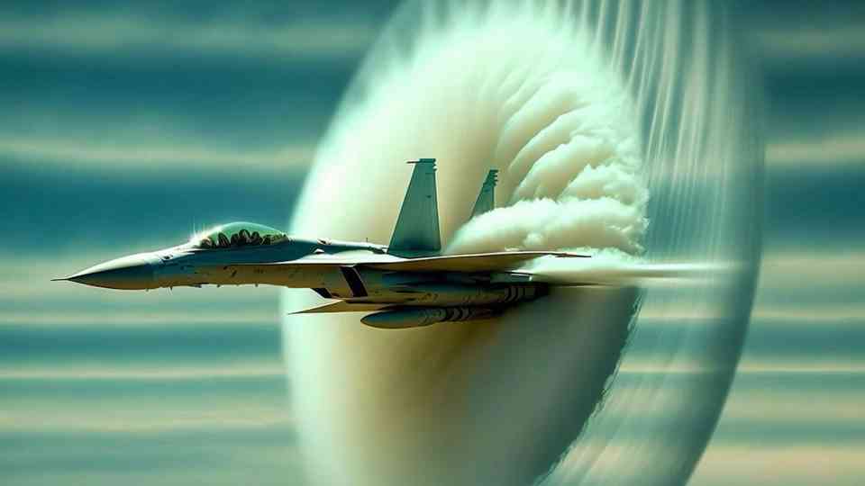 The Freak Airplane with a Mach Wave Silencer