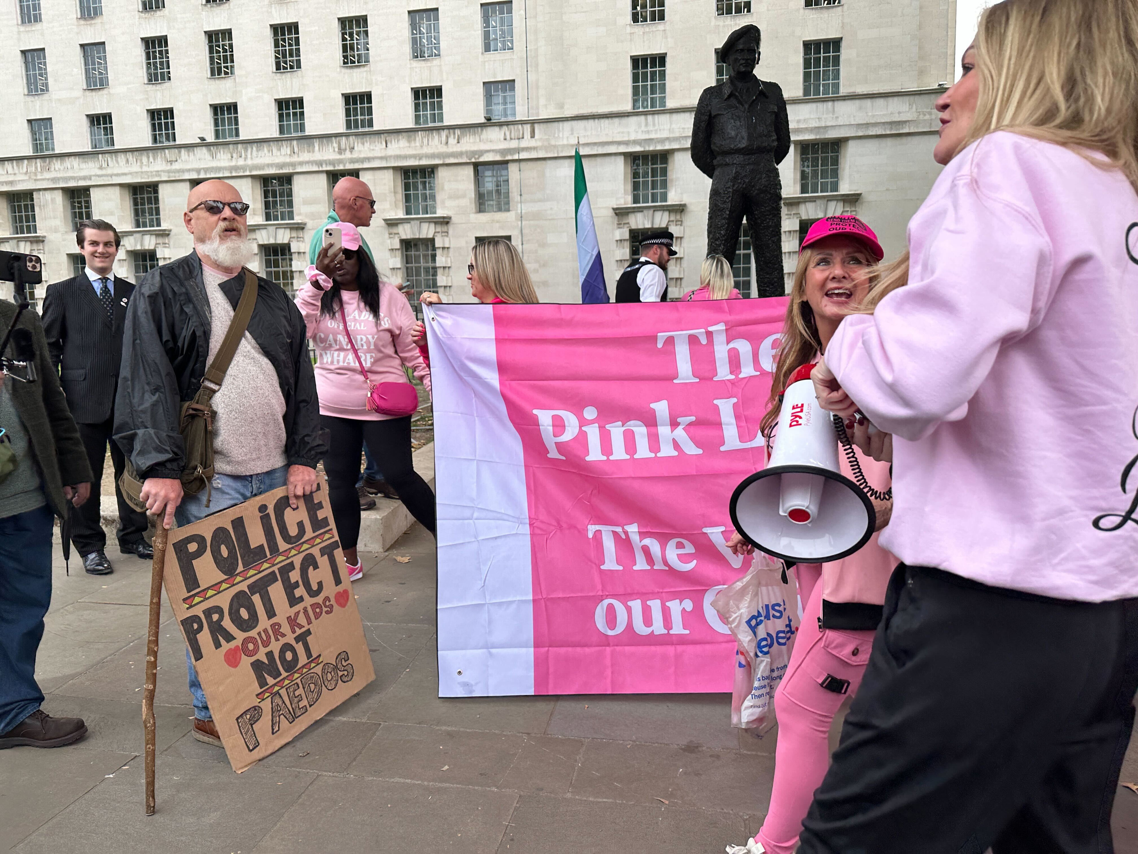 London protests LIVE: 'Pink Protest' held in Westminster against ...