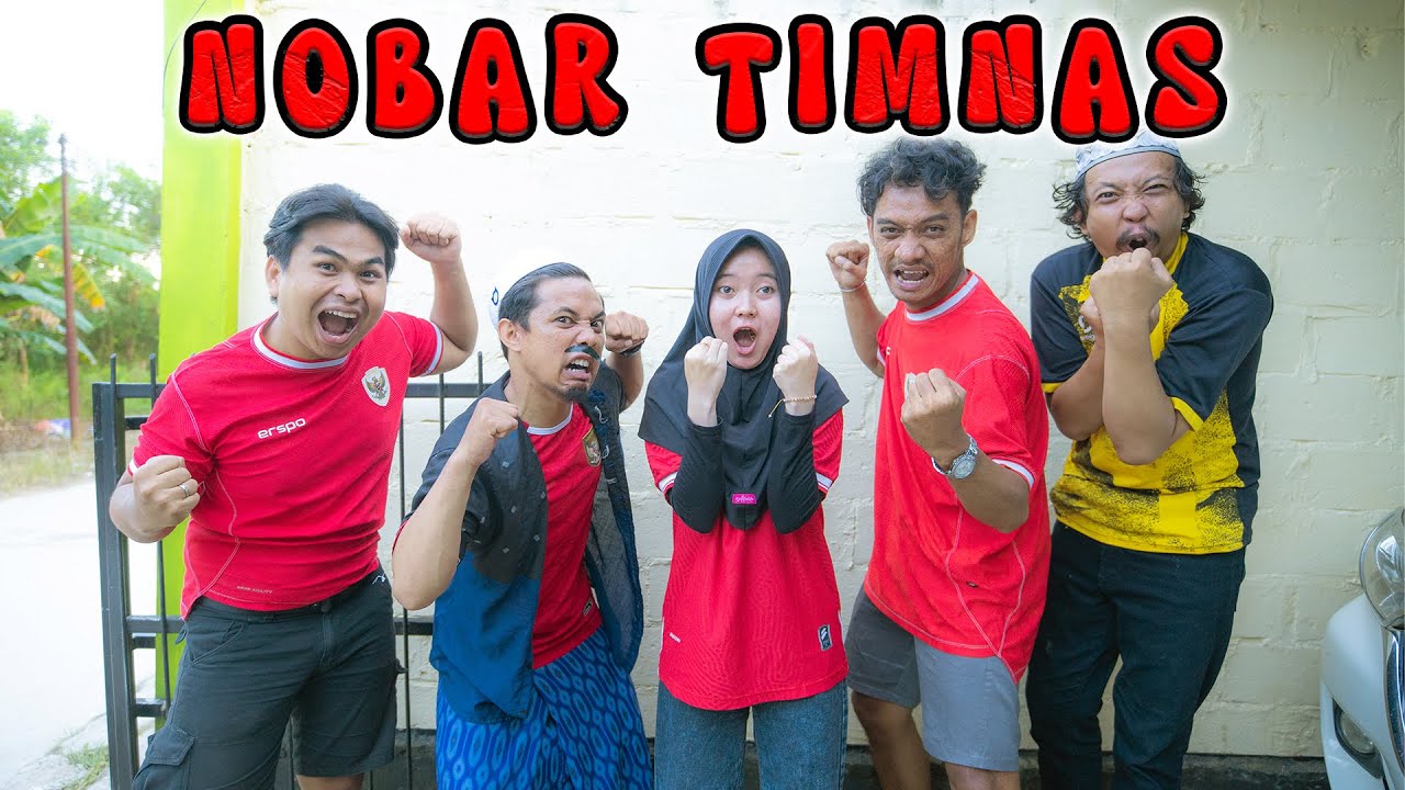 Keseruan Nobar Timnas Bersama Teman