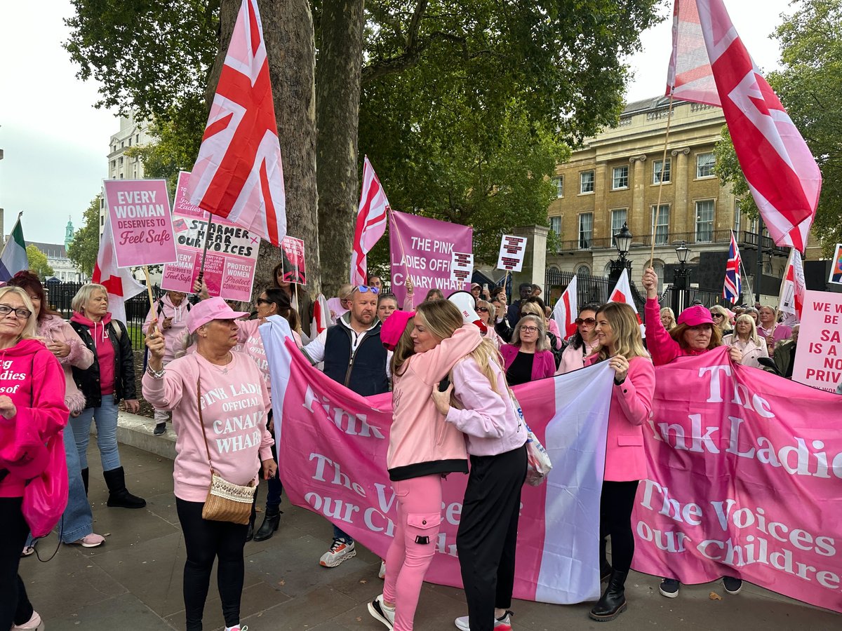 London protests LIVE: 'Pink Protest' held in Westminster against ...
