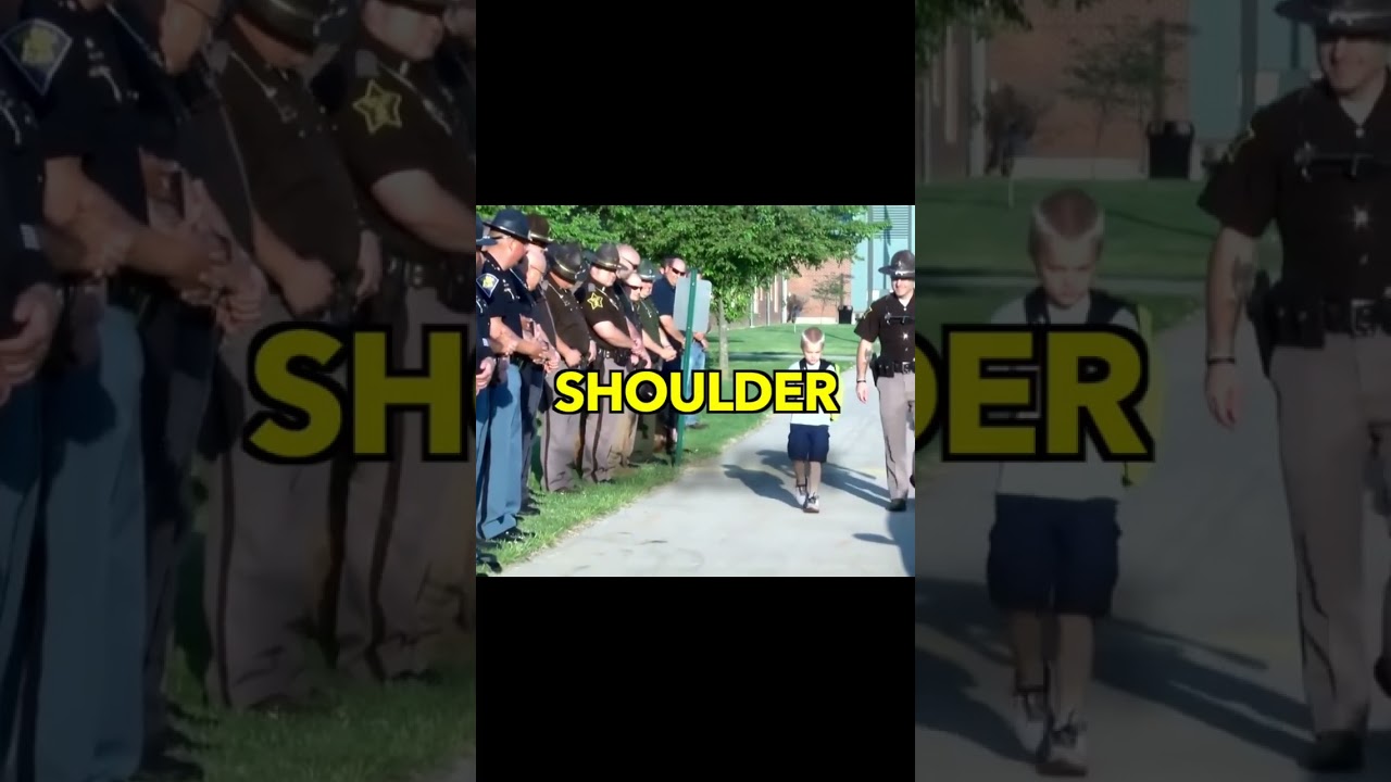 Why officers escorted a boy safely to school