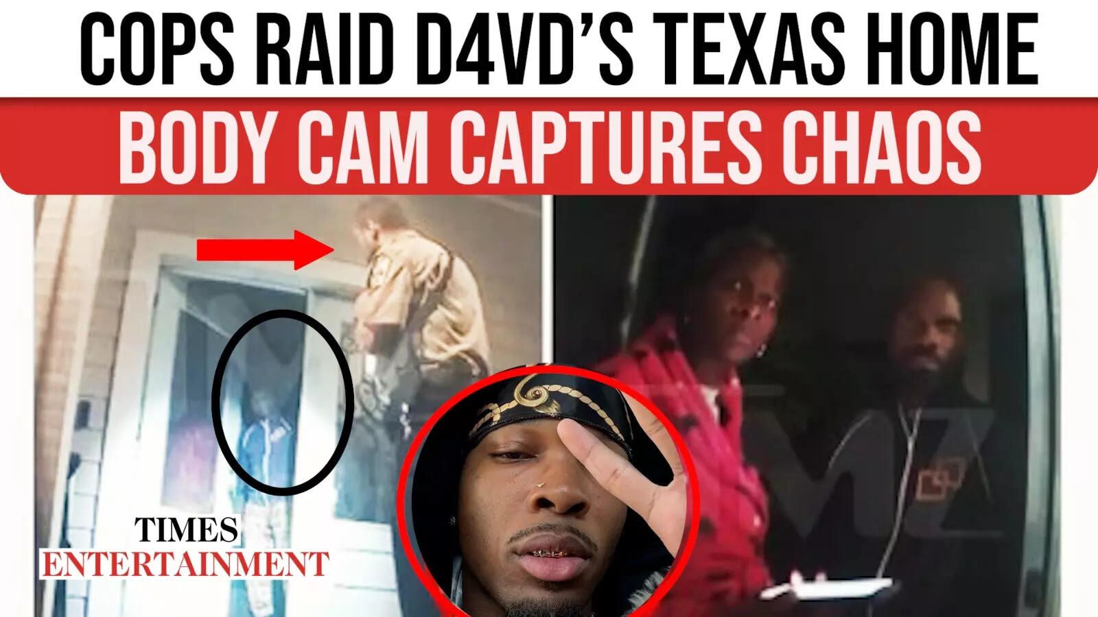 D4vd’s Texas House Raided: Footage Shows Wild Scene