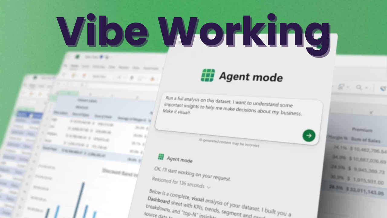 Vibe working explained: Microsoft’s AI agent for Excel, Word, and ...