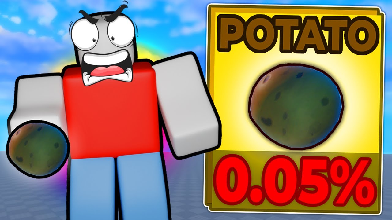 I Finally Got the SUPER RARE 0.05% Potato Sword in Blade Ball!