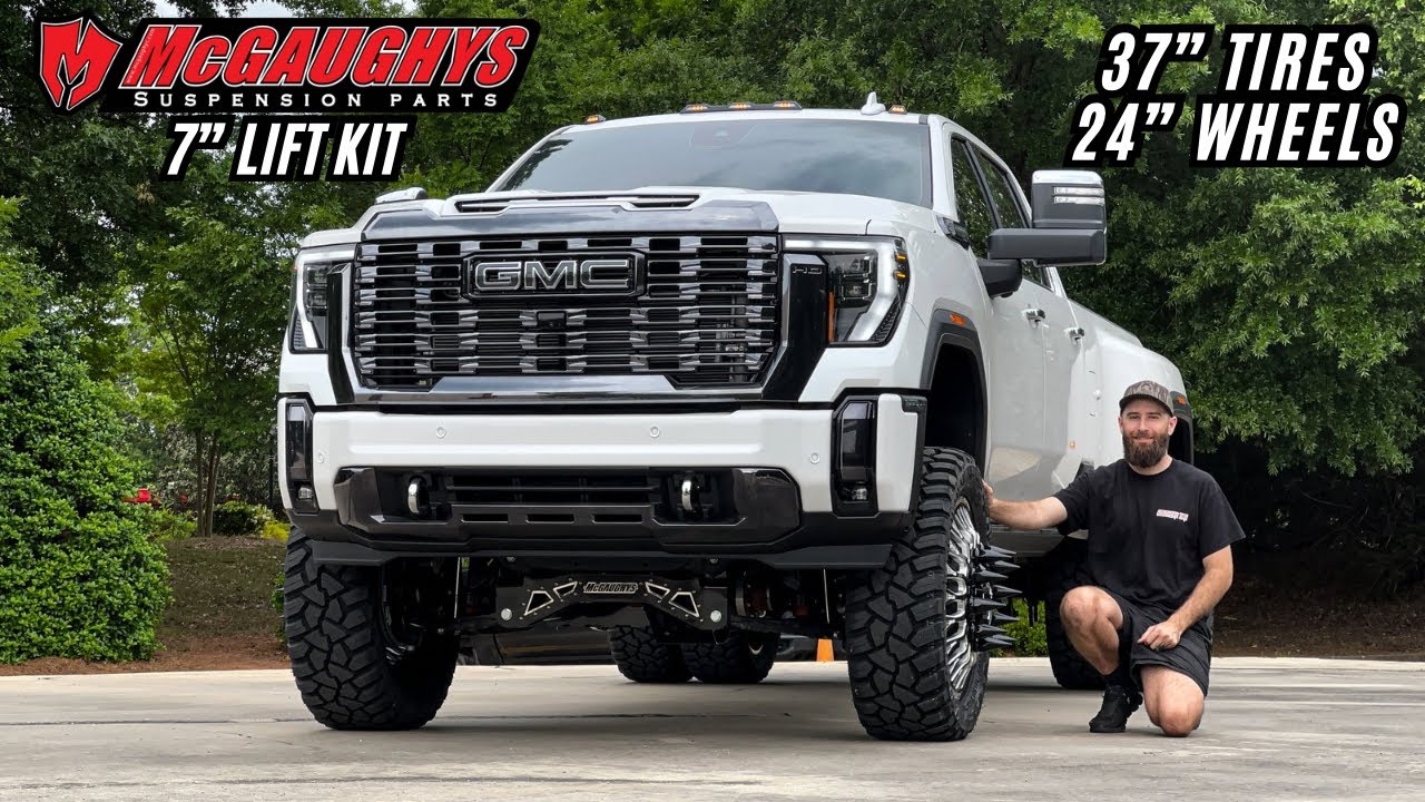 Denali Ultimate Dually Upgrade 7 McGaughys Lift and 24 KG1 Forged Wheels