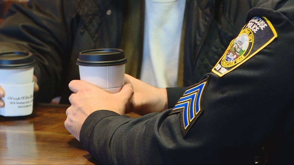 Local police departments participate in National Coffee with a Cop Day