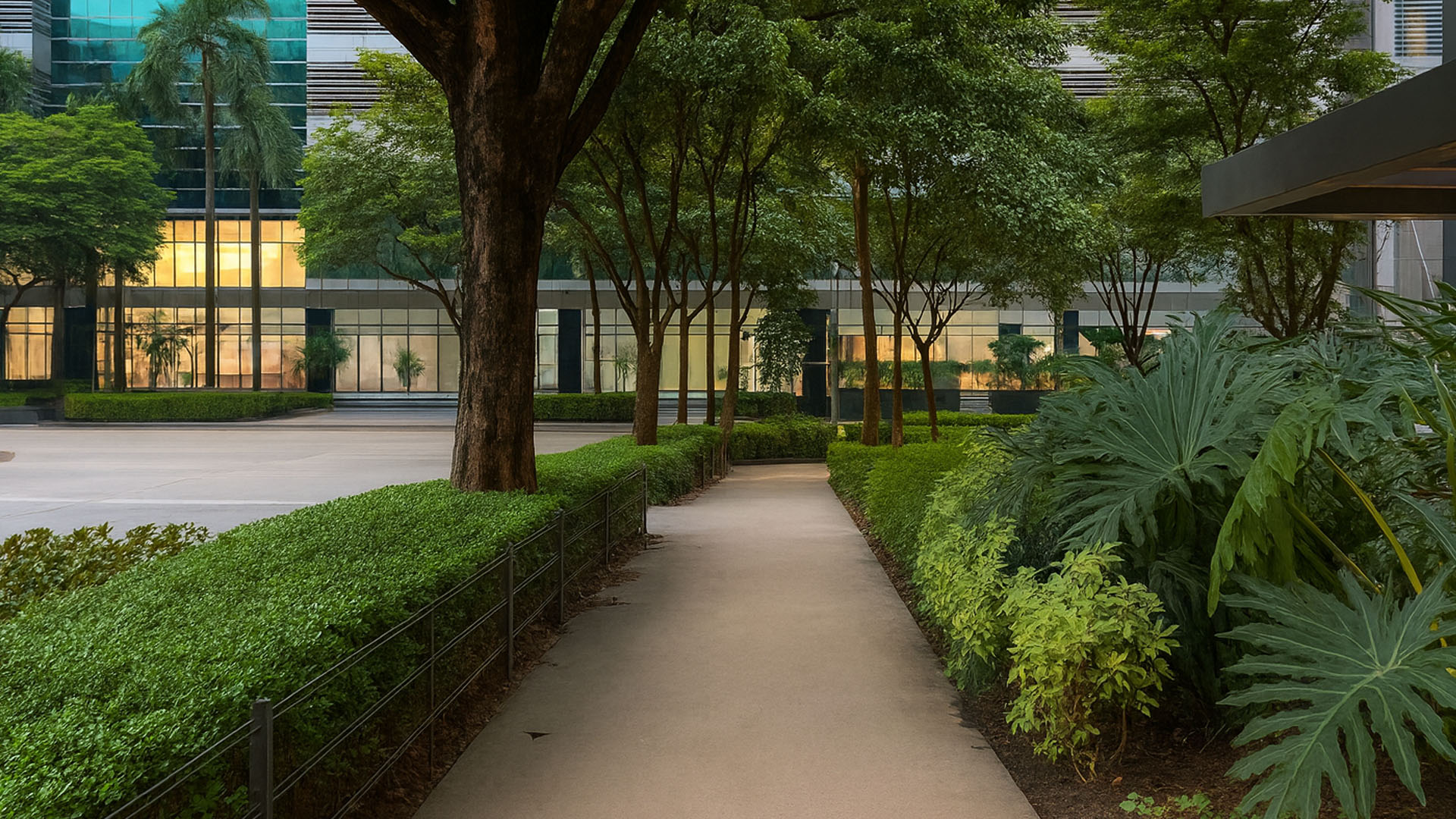 Philippinen – Tagesansicht des Cebu IT Parks, Stadt Cebu (4K)