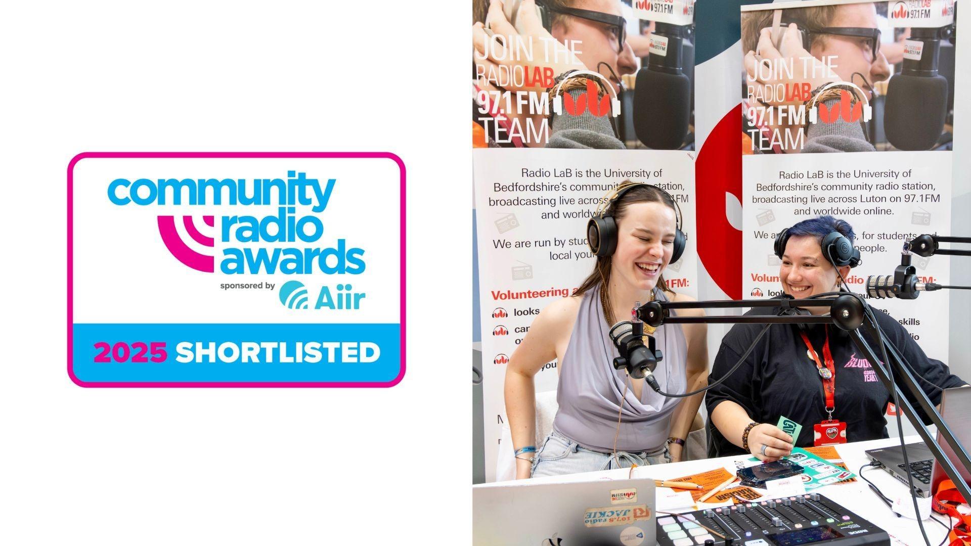 University shortlisted in five categories at 2025 Community Radio Awards