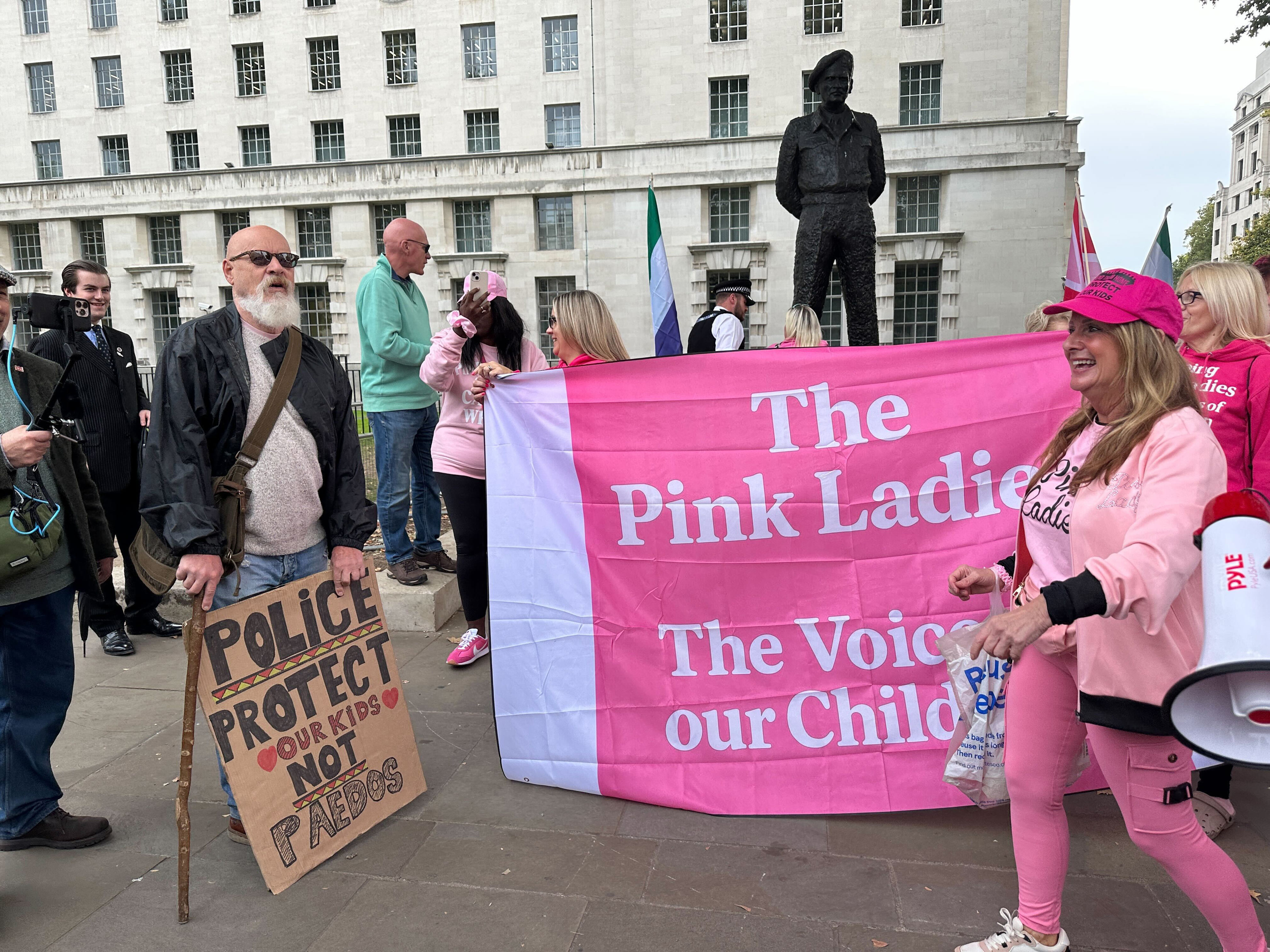 London protests LIVE: 'Pink Protest' held in Westminster against ...