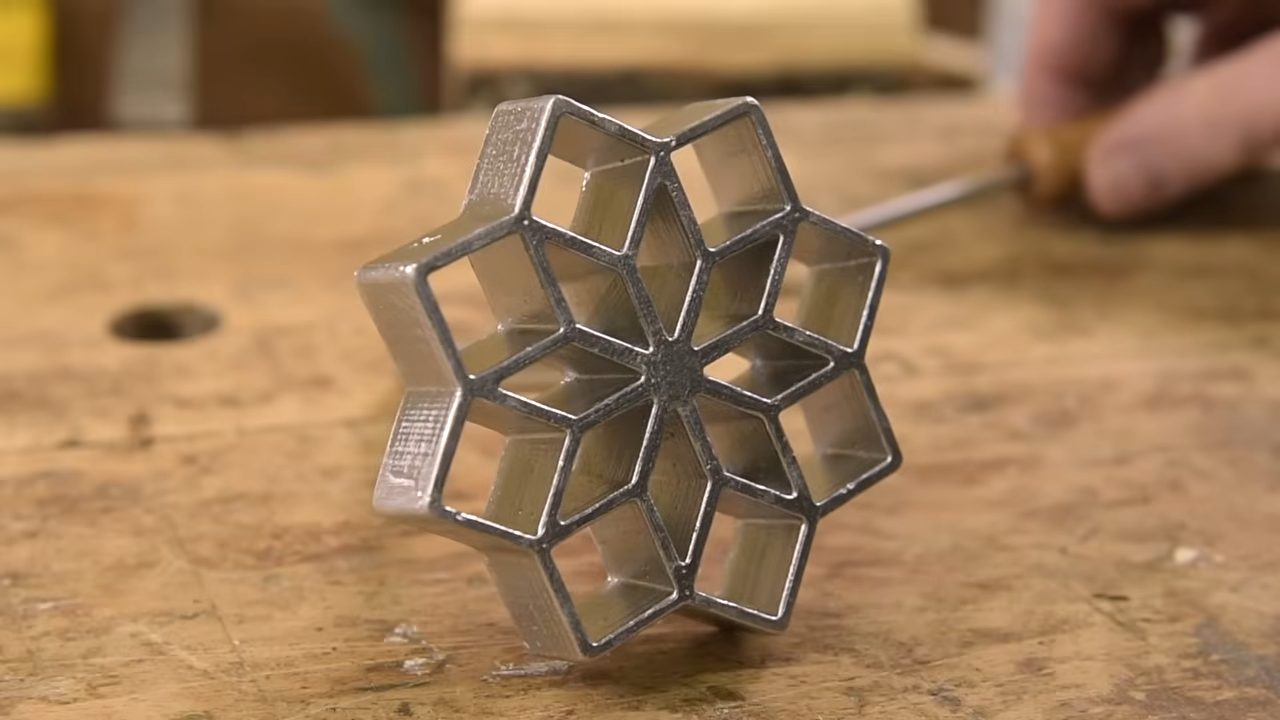 How to build a rosette iron with basic tools