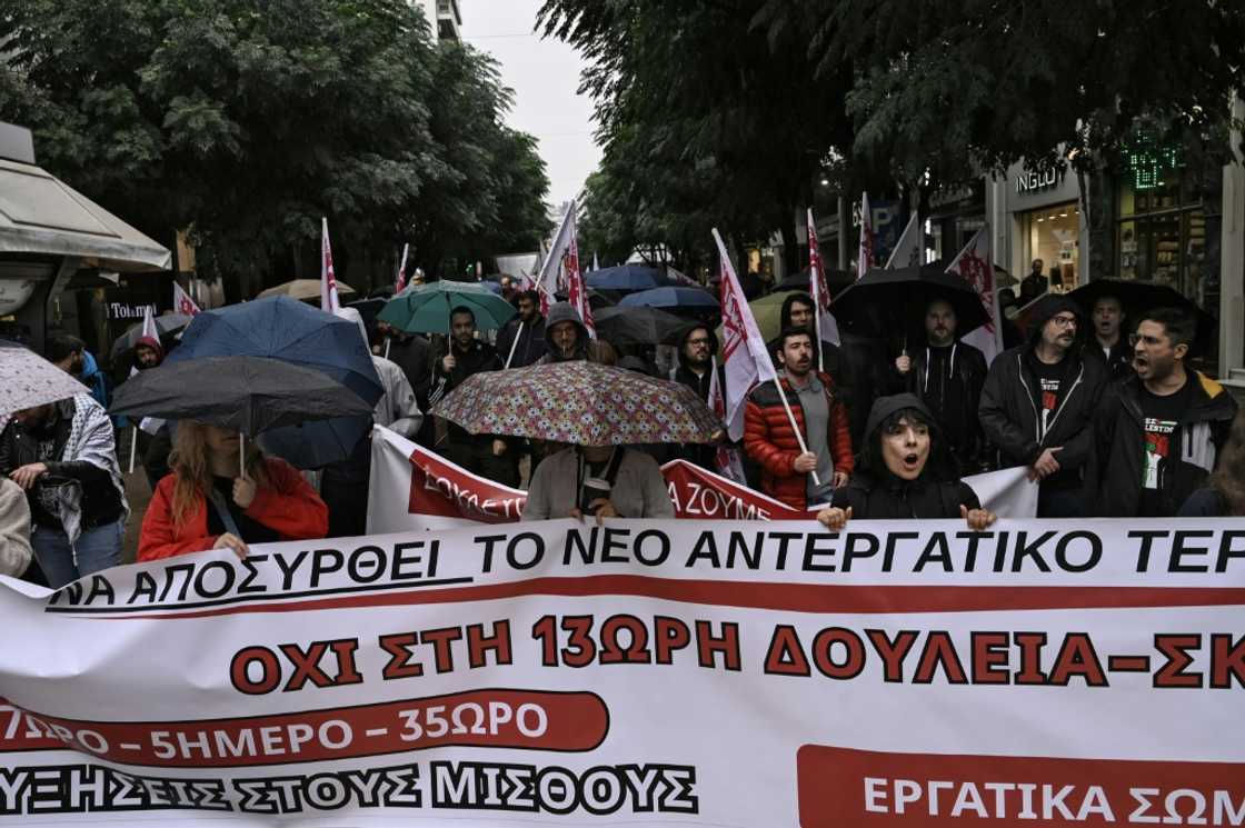 Thousands protest in Greece over 13-hour workday plans