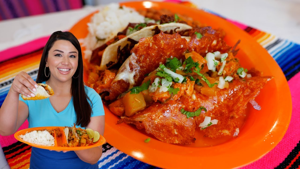 Authentic Mexican Homemade Tacos de Guisado con Costra