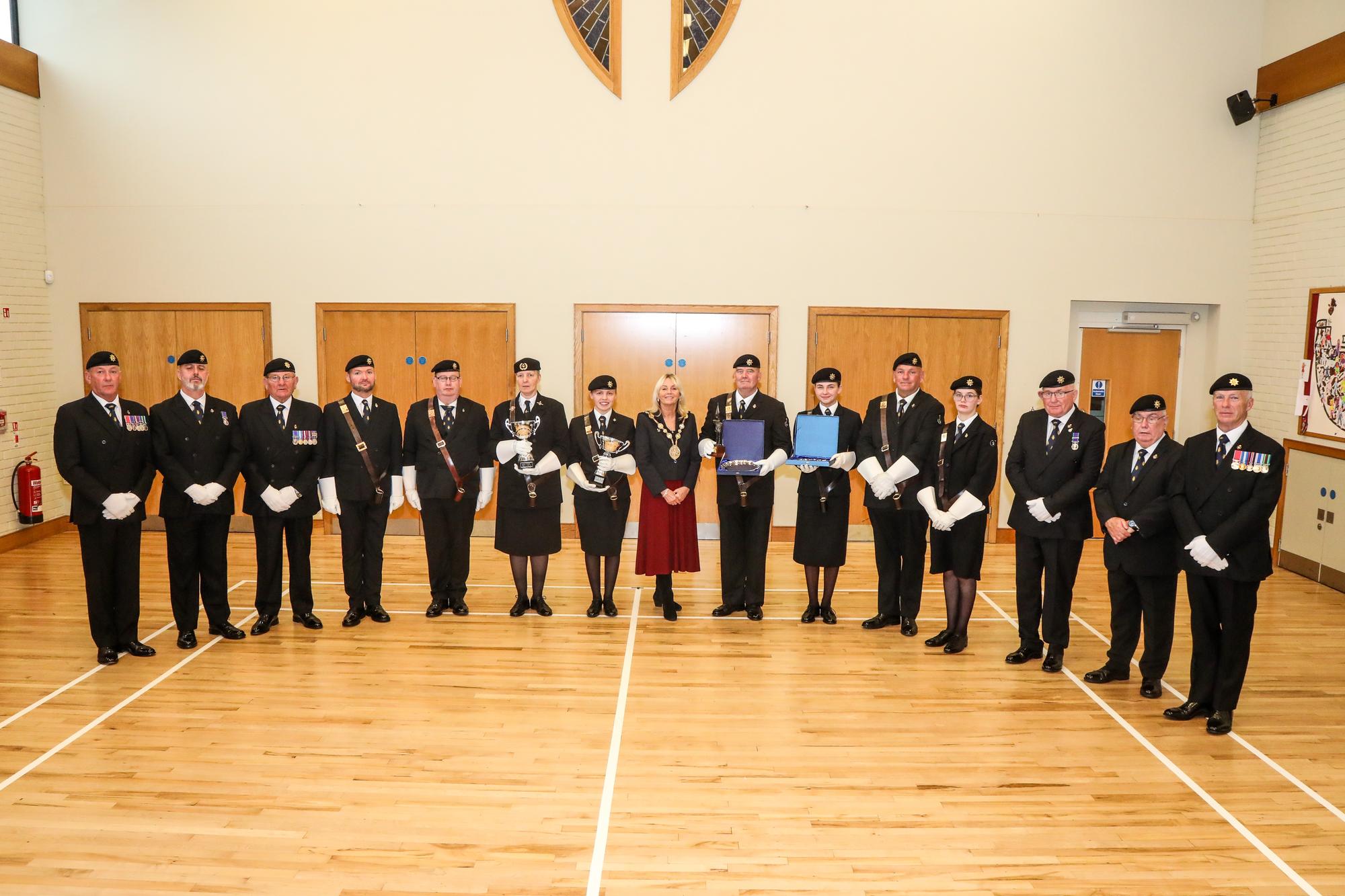 Royal British Legion Standard Bearers display their talents at ...
